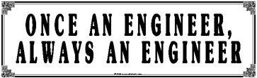 Once an Engineer, Always an Engineer Tin Sign - Schrader's Railroad Catalog