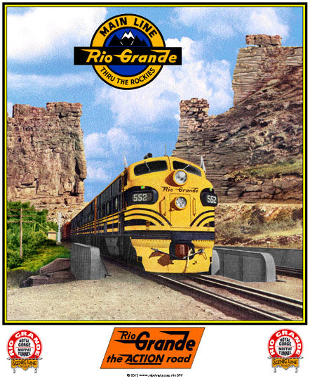 Denver And Rio Grande Railroad Posters